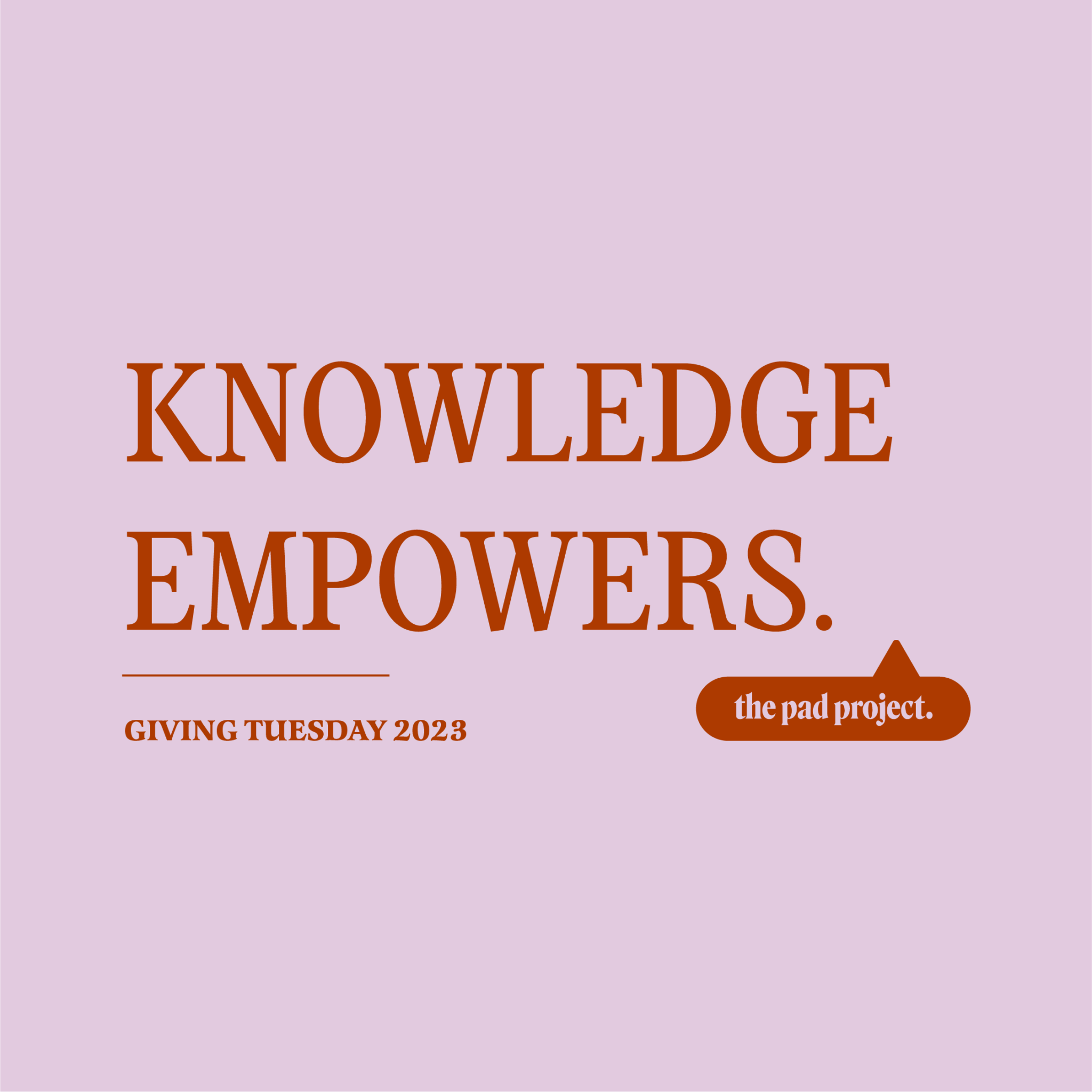 Donate - The Pad Project